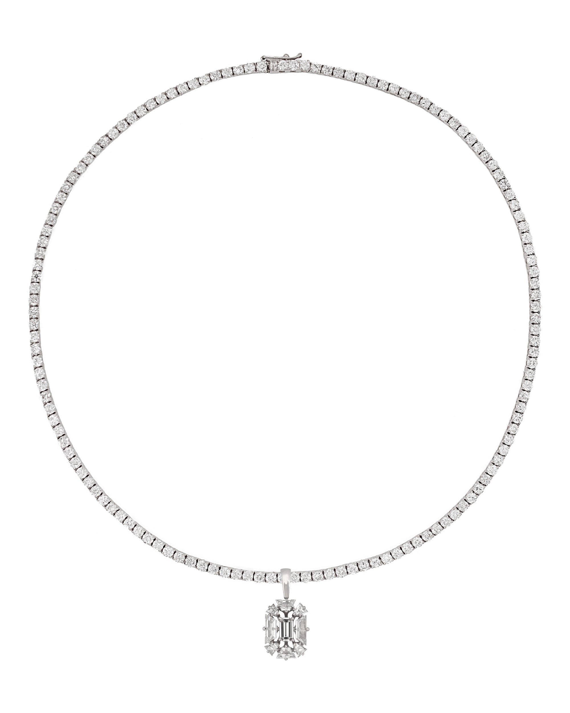 PROCESS 18k Anatomy Emerald Pendant Necklace – Bernard James